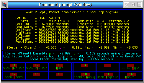 Network Time Protocol Client (NTP) 1.4 - OS2 World.Com