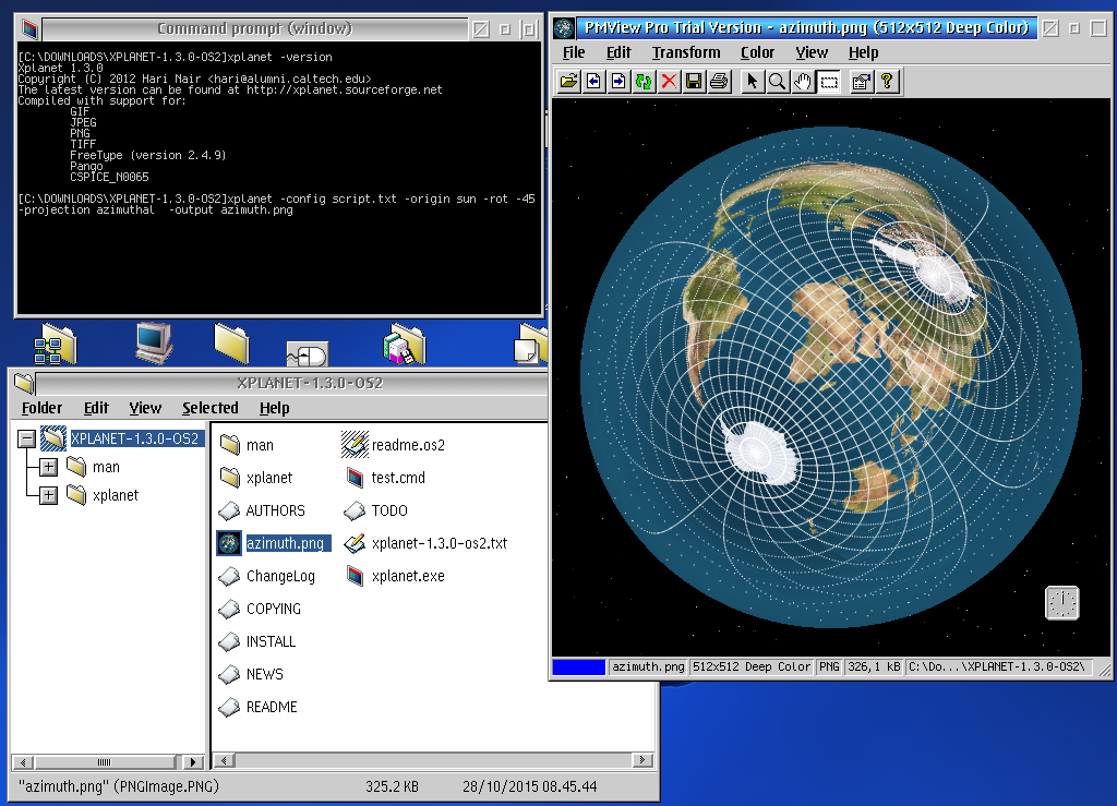 Xplanet 1.3.1 - OS2 World.Com