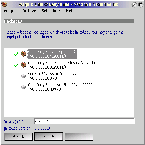 File:ODINpackages.png - OS2World.Com Wiki
