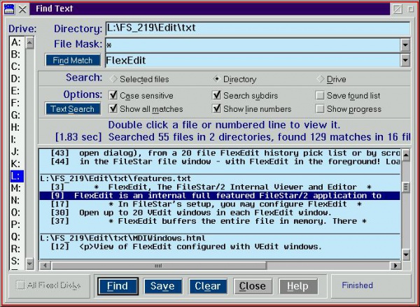 FlexEdit Features Details - OS2World.Com Wiki