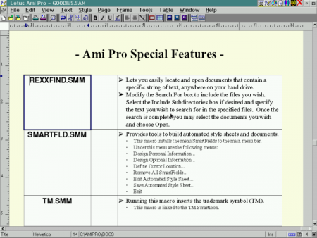 Lotus Ami Pro - OS2World.Com Wiki