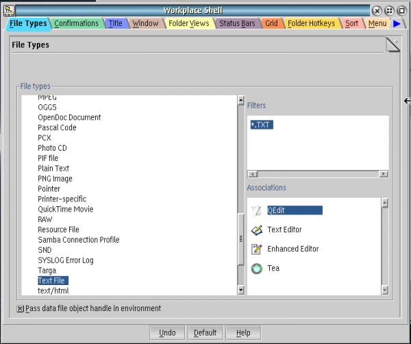 File Extensions Association - OS2World.Com Wiki