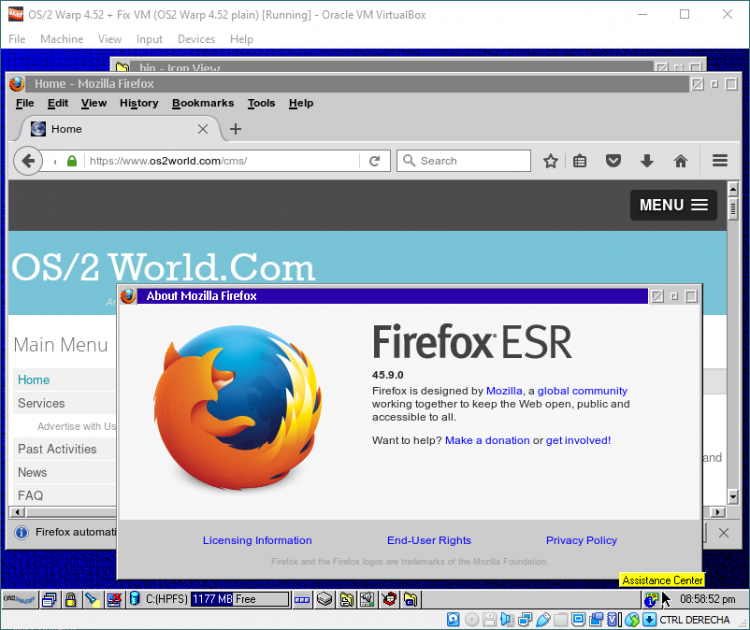 How to Install Firefox on Warp 4.52 - OS2World.Com Wiki