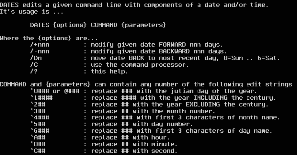DATES - OS2World.Com Wiki