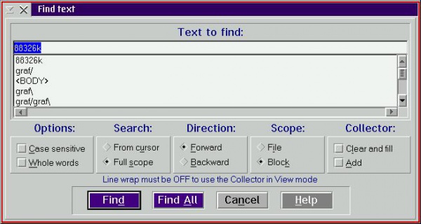 FlexEdit Features Details - OS2World.Com Wiki