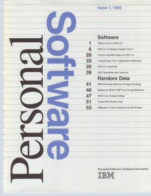IBM Personal Software Magazine - OS2World.Com Wiki
