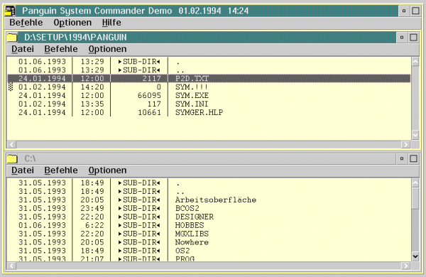 Panguin System Commander - OS2World.Com Wiki