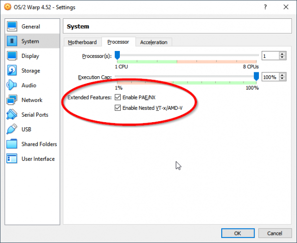 OS/2 Warp 4.52 as a VirtualBox 6.x Guest - OS2World.Com Wiki
