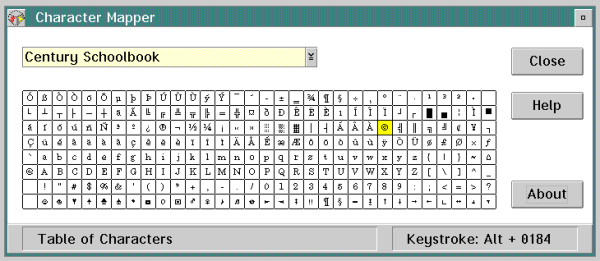 Character Mapper - OS2World.Com Wiki