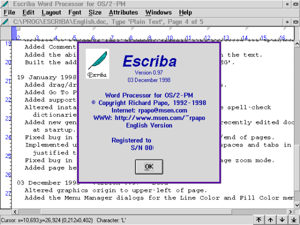 Escriba - OS2World.Com Wiki