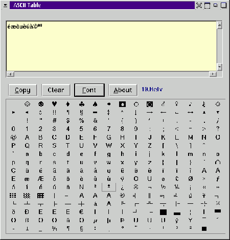ASCII Table - OS2World.Com Wiki