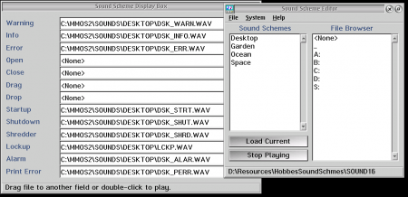 Sound Scheme Editor - OS2World.Com Wiki
